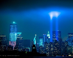 9/11 Memorial Photo: Beams of Light