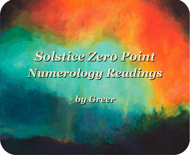 Solstice zero point 2026 Numerology reading